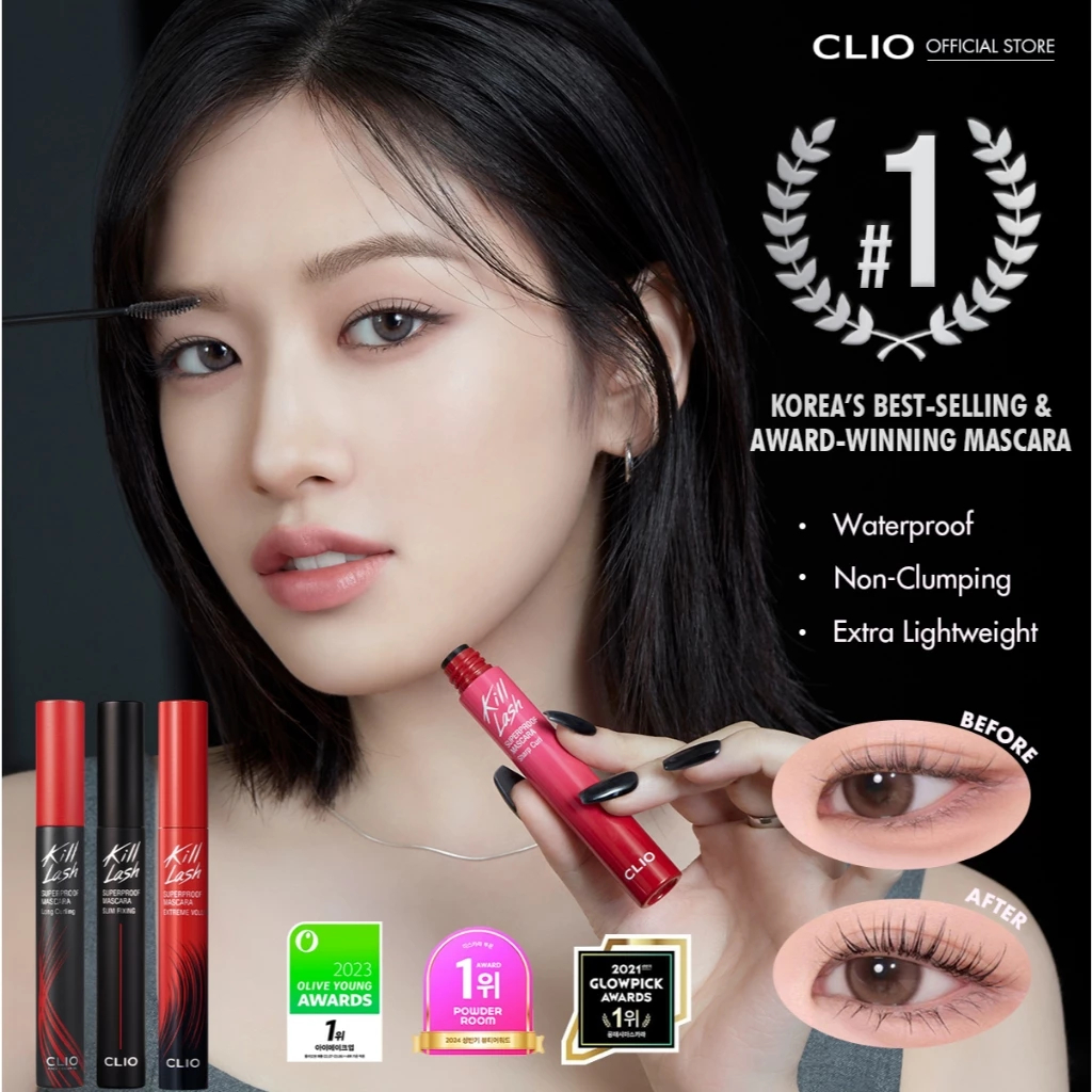[CLIO] Kill Lash Superproof Mascara 7g | Shopee Philippines