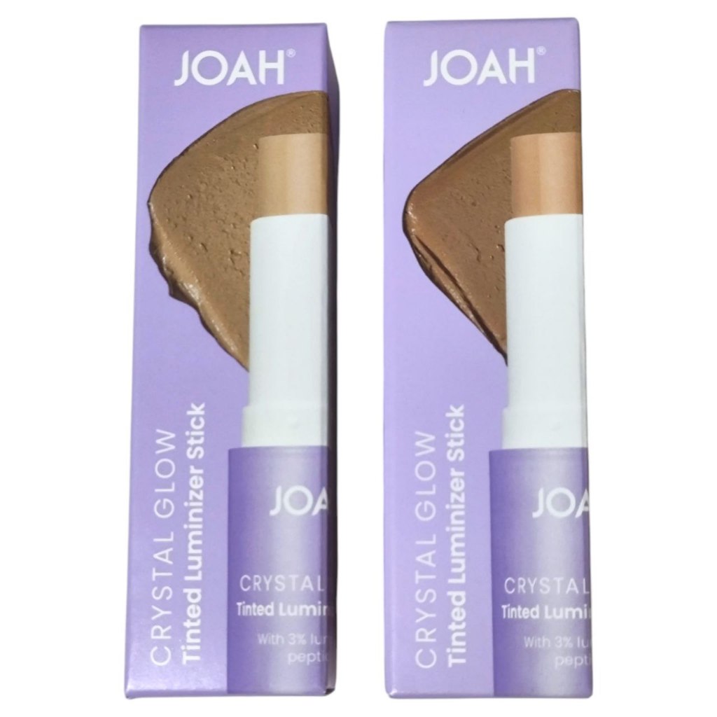 JOAH Crystal Glow Tinted Luminizer Stick, Multitasking Korean Makeup Highlighter and Bronzer ...