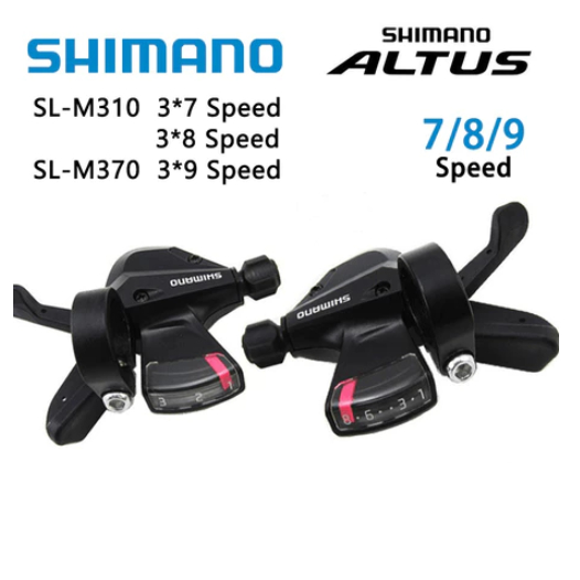 Shimano shifter 8 speed RD MTB M370 shifter 9 speed RD Bike M310 Altus ...