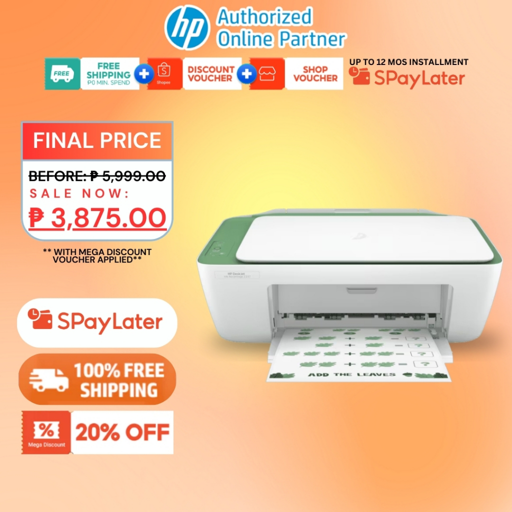HP DeskJet Ink Advantage 2337 All-in-One Printer - Printer, Scanner ...