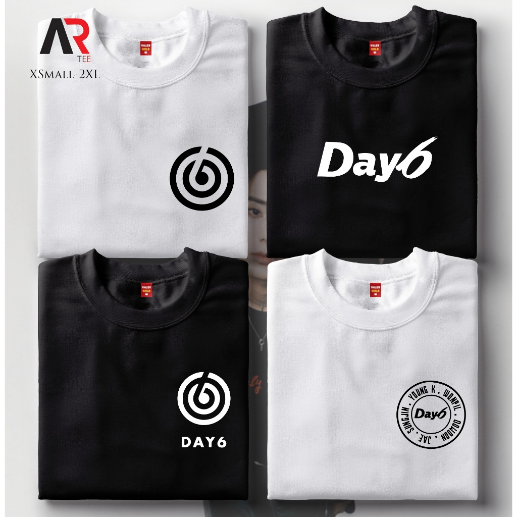 AR Tees DAY6 Kpop band Shirt unisex Tshirt for women and men | Shopee Philippines