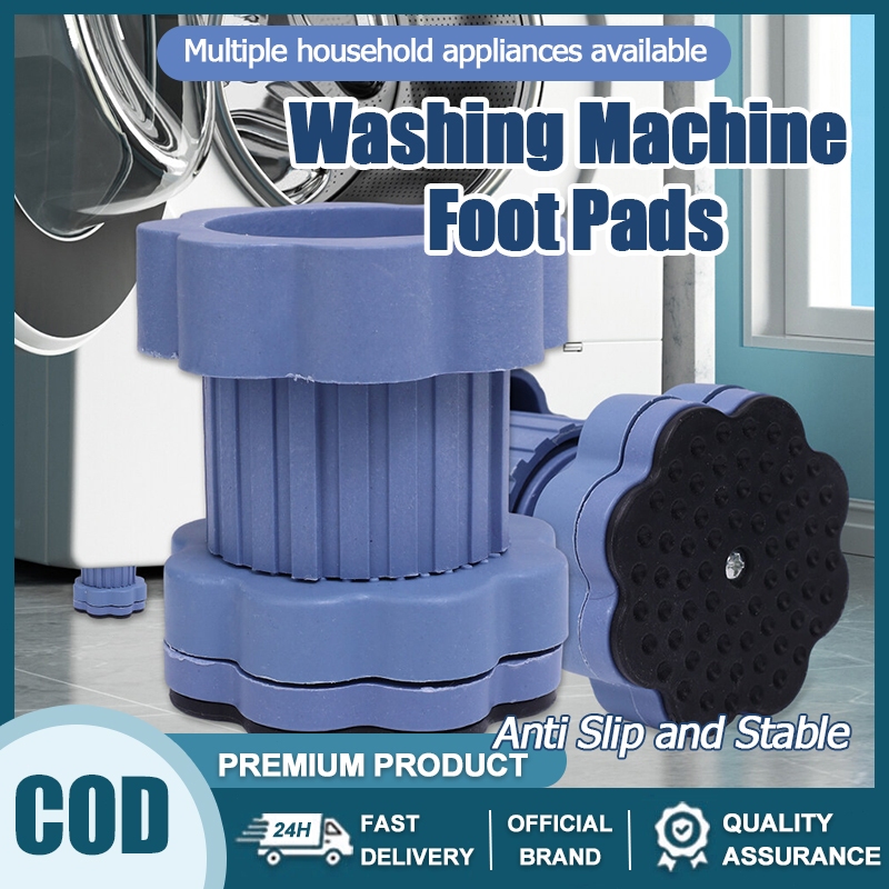 Washing Machine Foot Pads Universal 4 pcs Adjustable Height Foot Pads ...