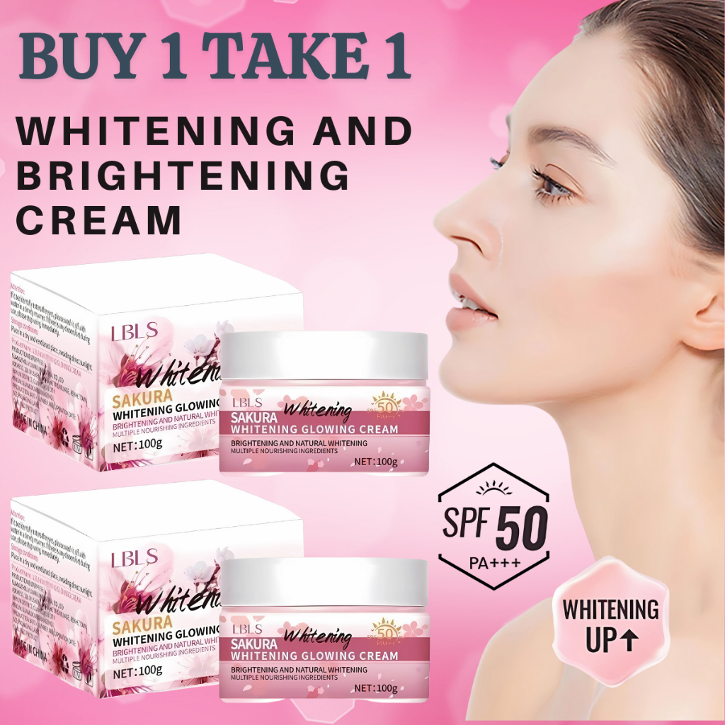 [Buy 1 Take 1]Sakura Whitening Glowing Cream -Deep Moisturizing ...