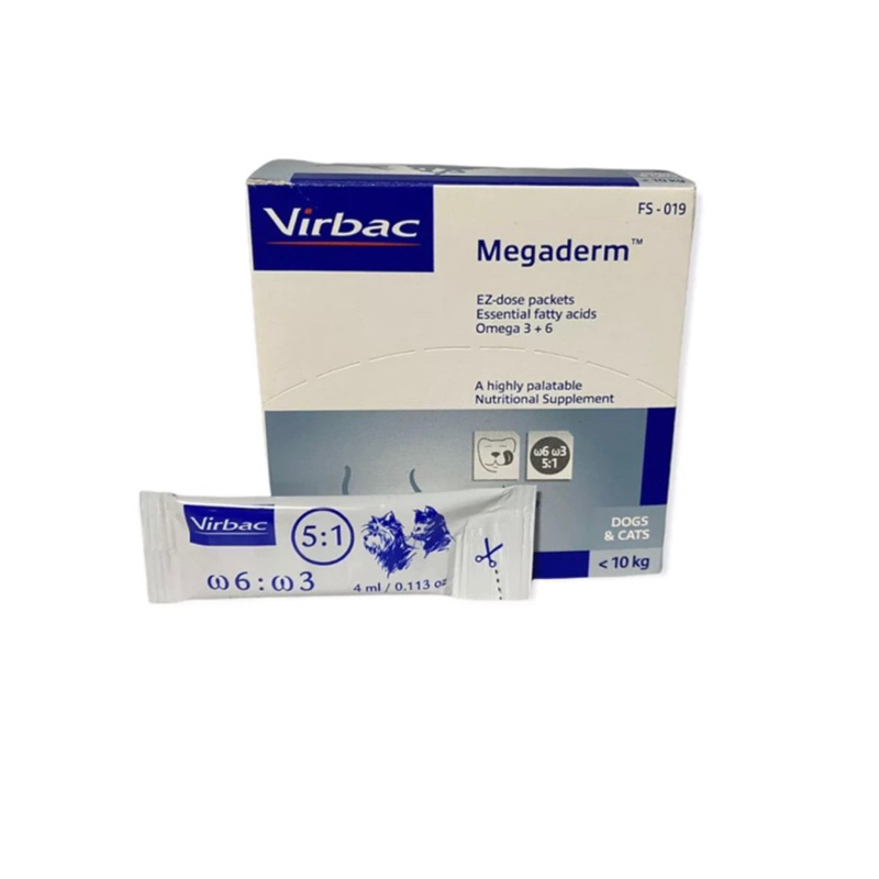 Virbac Megaderm 4ml per sachet for dogs and cats | Shopee Philippines