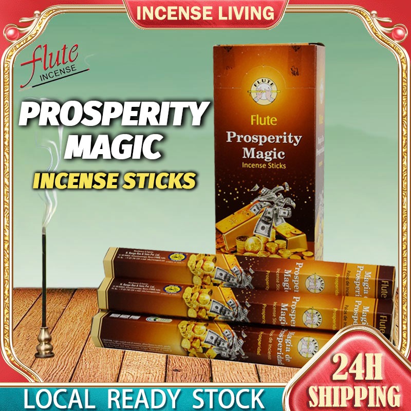 Flute Prosperity Magic Incense Sticks (20 Sticks Per Box) | Shopee ...