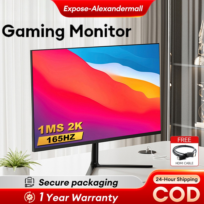 EXPOSE Gaming Monitor 75/165Hz 27/24/22/19 Inch Curved Pc Gaming 4K ...