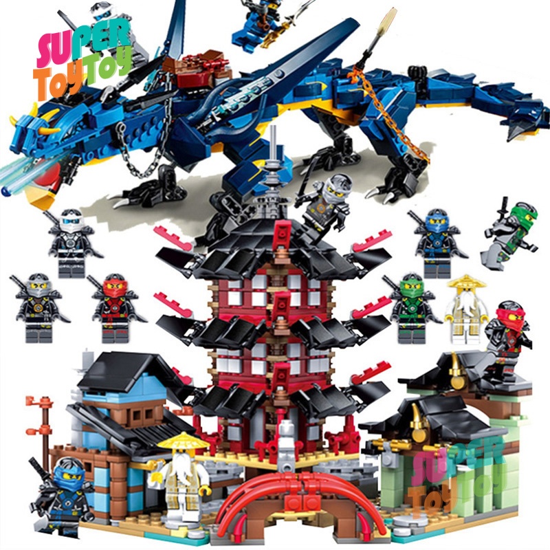 [COD] Building Block Toys Ninjago Temple Ninjago Minifigures ...