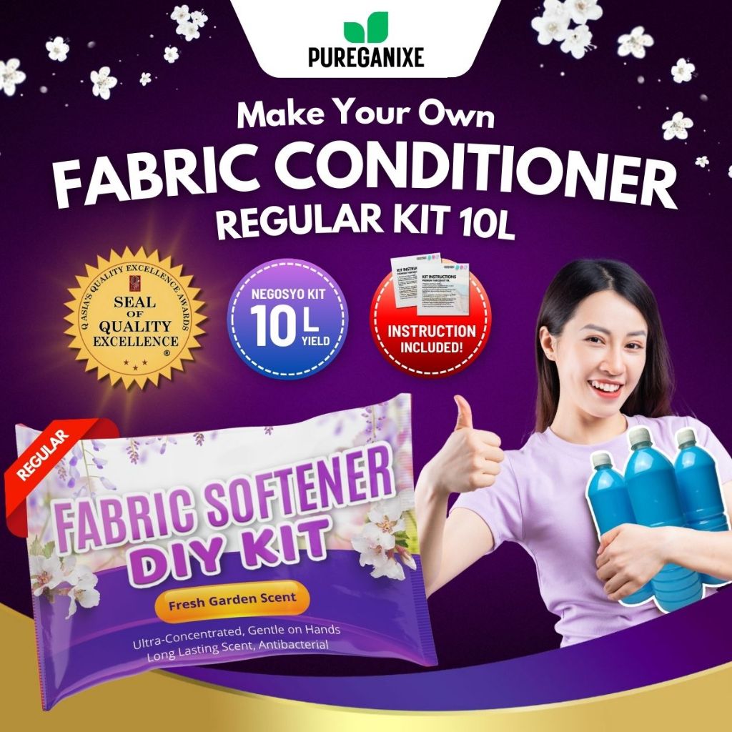 Pureganixe Regular Premix Fabric Conditioner Kit 10 Liters Yield ...