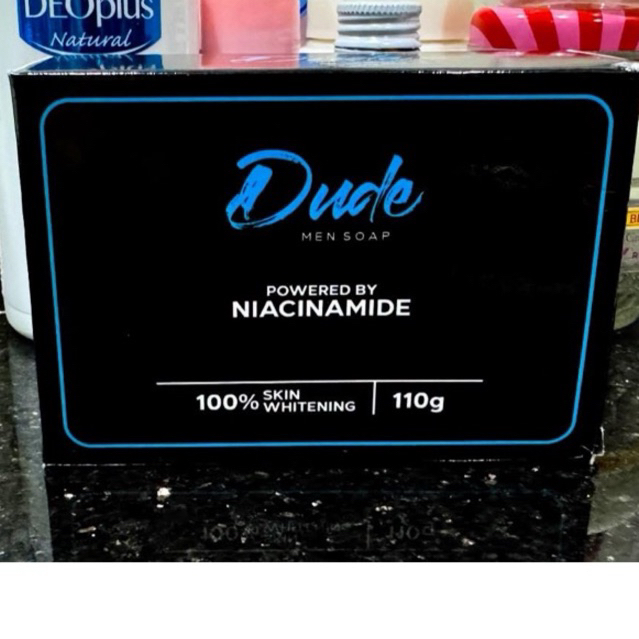 Dude Soap for Men- powered by Niacinamide 100% skin whitening 110g ...