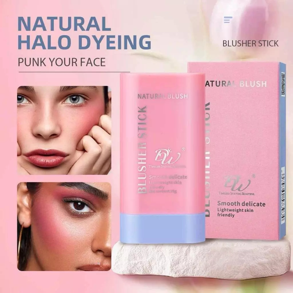 INSANNY DW Makeup Blush Stick Hydrating Gloss Blusher For Lip & Cheek ...