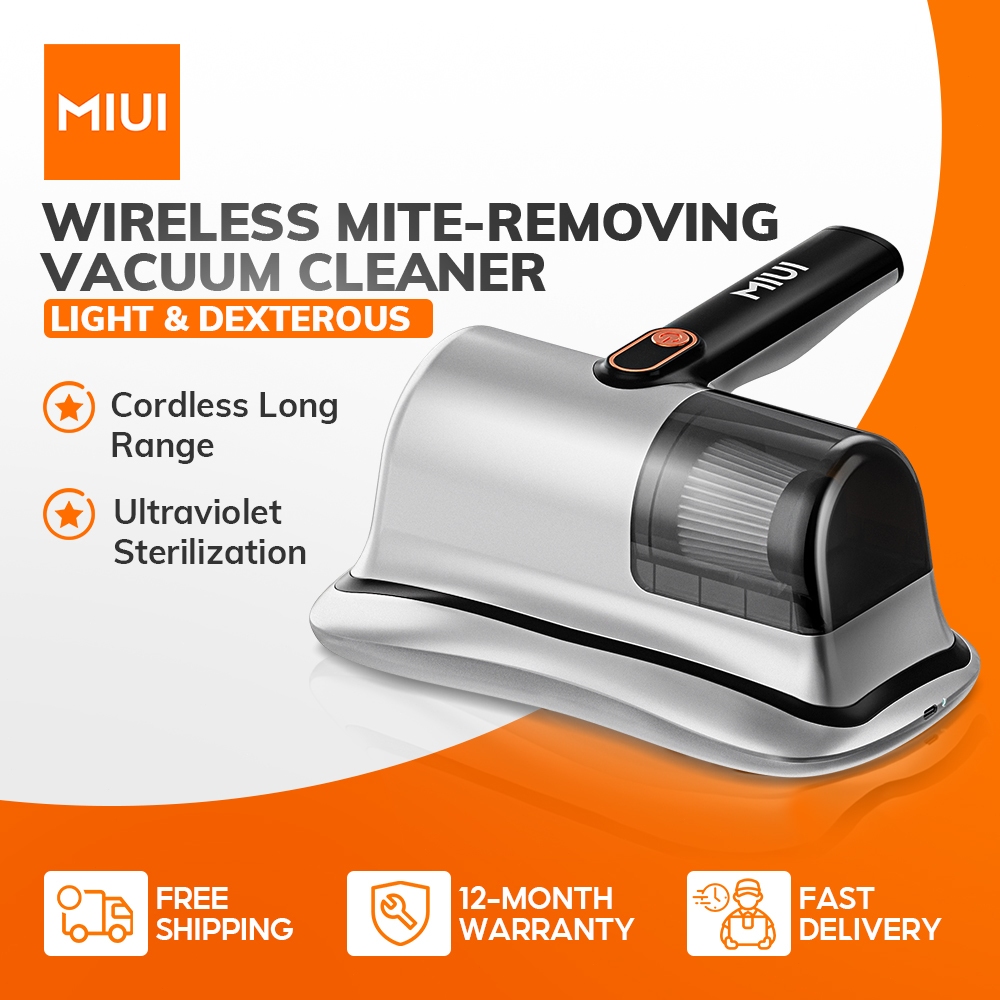 MIUI portable mini mite removal vacuum cleaner with 100% dust and ...