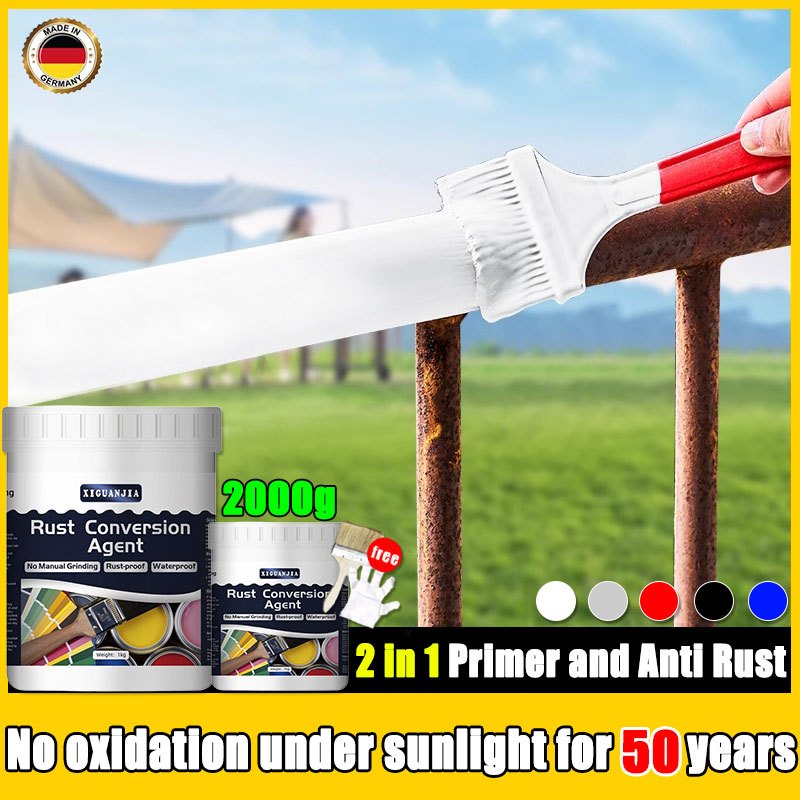 500g/1000g/2000g Anti Rust Paint for Metal Primer Paint Coating for ...
