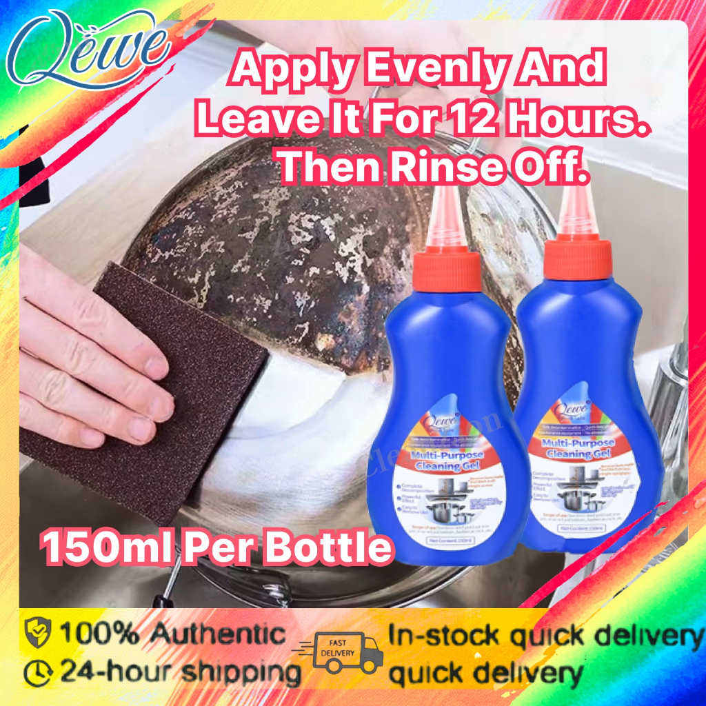 Qewe 150ML pot bottom black scale cleaner Multi Purpose Degreaser ...