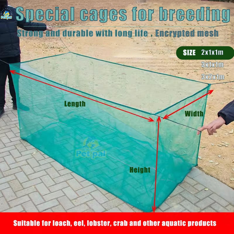 Square Breeding cage for fish Shrimp cage fishing ne tFish net cage ...