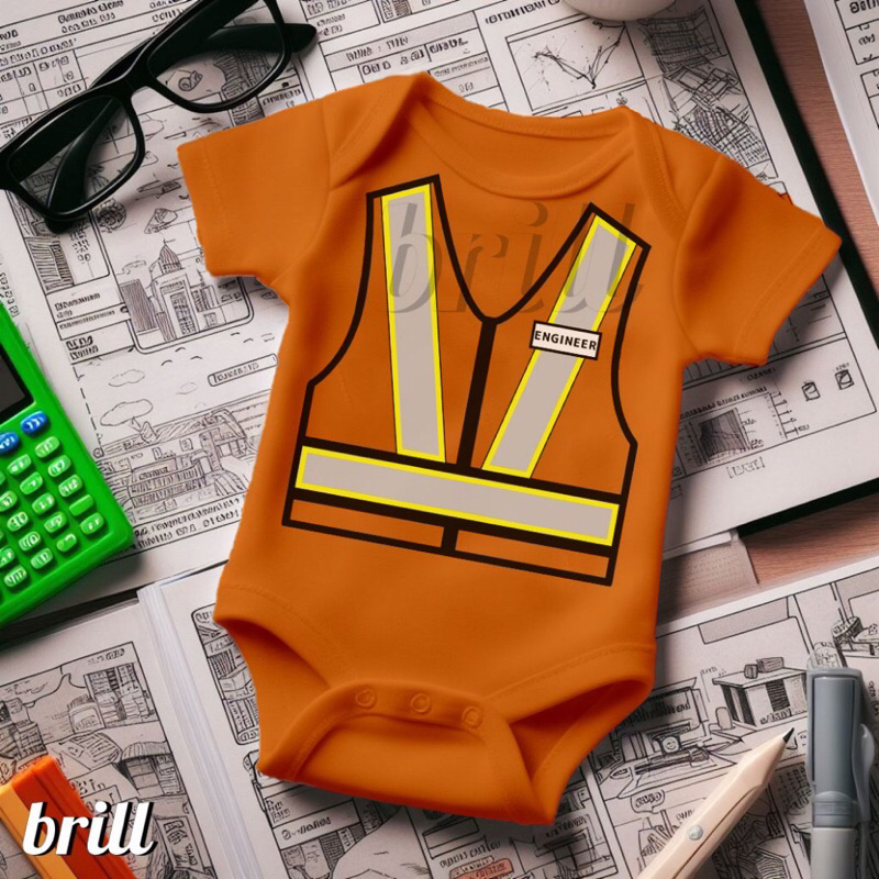 COSTUME BABY CAREER ONESIE ENGINEER DOCTOR ARCHITECT SUIT ROMPER GIRLS ...