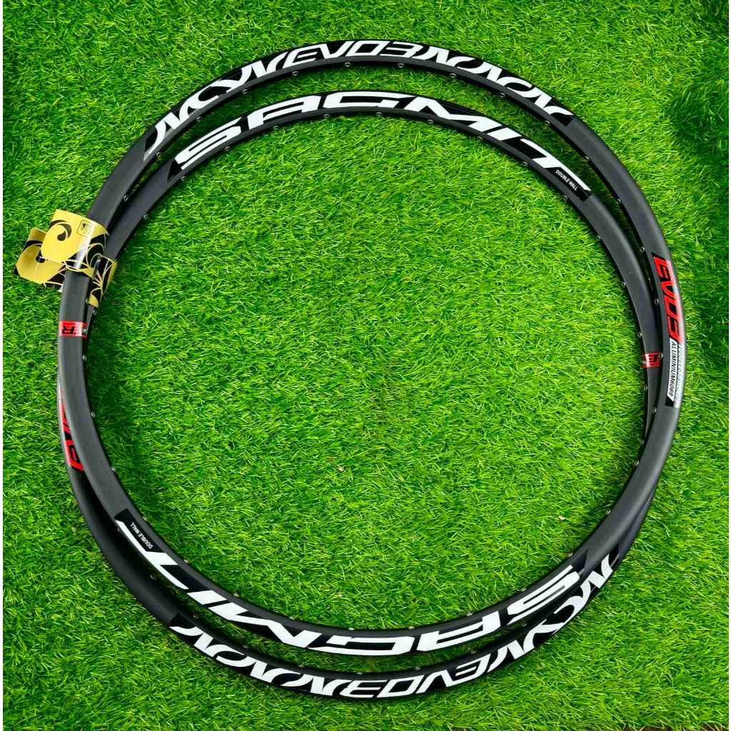 JARVIS 2PCS Sagmit Evo 3 Bicycle Rim 26 27.5 29 Tubeless Ready Mountain ...