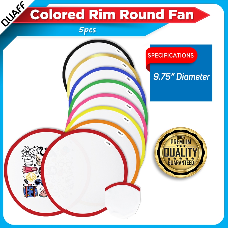 Sublimation Round Fan / Foldable Fan / Twisted Fan (100 pcs per bundle ...