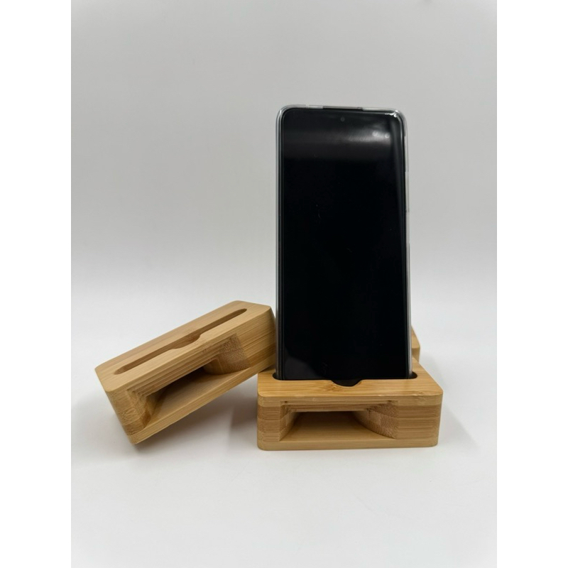 Bamboo Mobile Phone Holder with Sound Enhancer | Amplifier | Bamboo ...