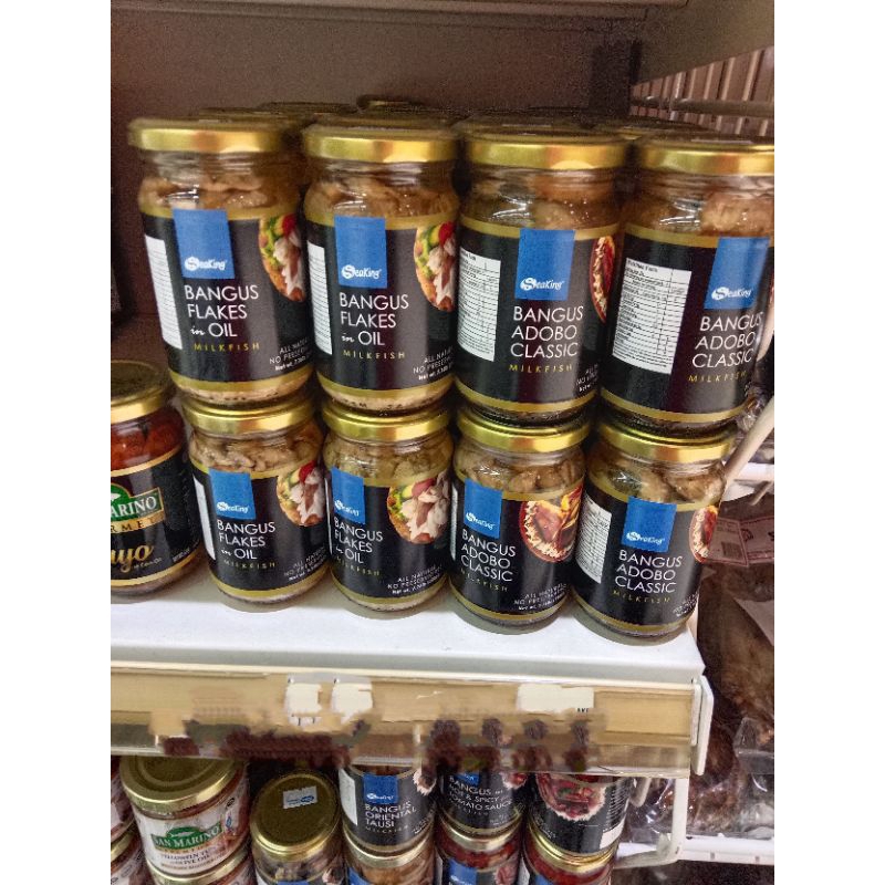 Seaking Bangus Flakes in Oil, Adobo Classic 220g | Shopee Philippines