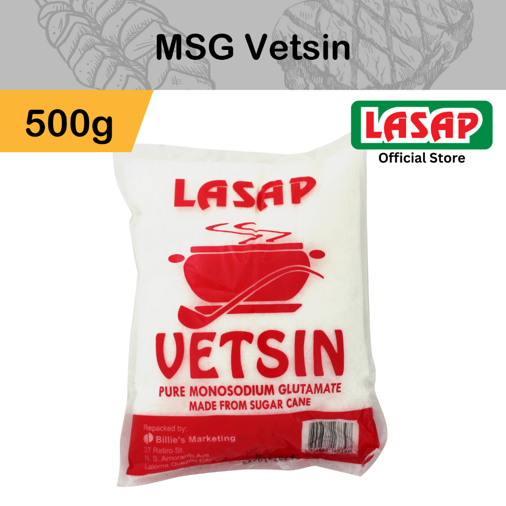 Lasap Vetsin MSG 500g | Shopee Philippines