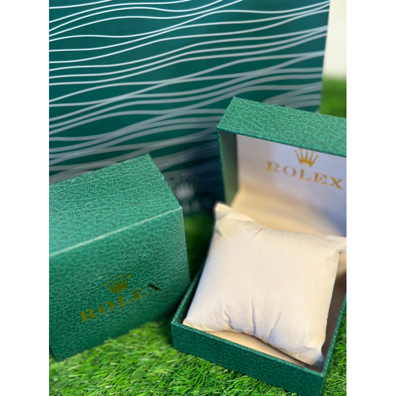 Rolex gamuza box and paper bag set | Shopee Philippines