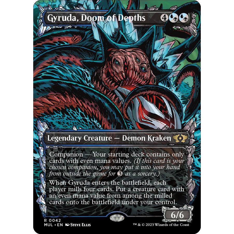 Magic the Gathering - Gyruda, Doom of Depths - MTG Multicolored Blue ...