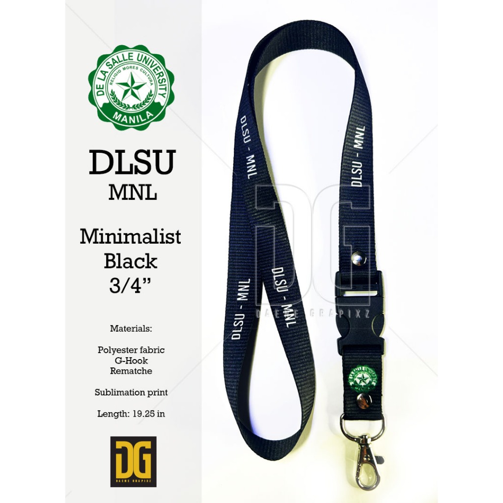Quality DLSU-Manila Lanyard, Student, ID Lace | Shopee Philippines