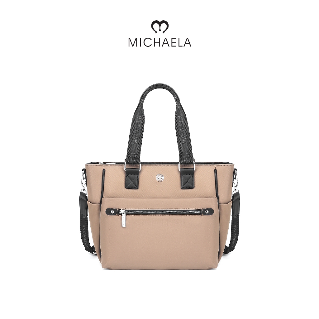 MICHAELA Stylish Tote Bag Thicken Re-Nylon Roomy Sling Bag for Work ...