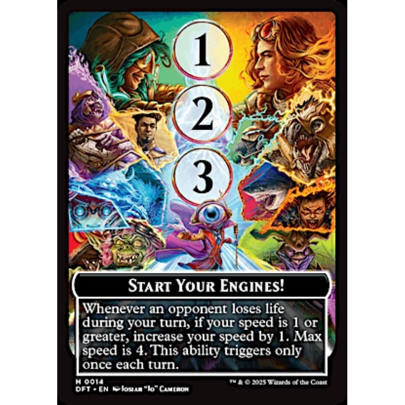 Start Your Engine! // Max Speed (double-face token) - DFT - Common ...