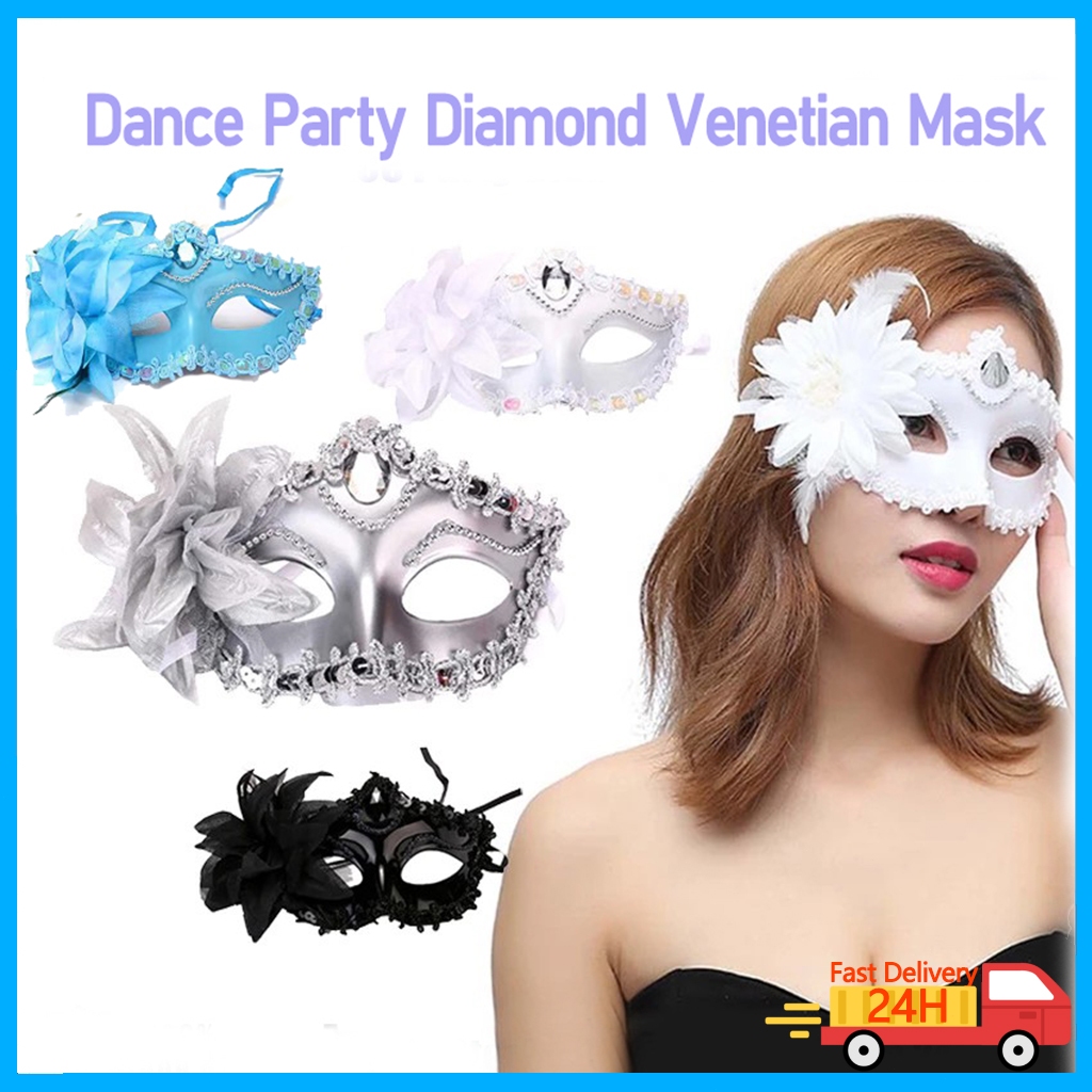 Diamond Sexy Lady Venetian Mask Party Mask Masquerade Dance Party Mask ...