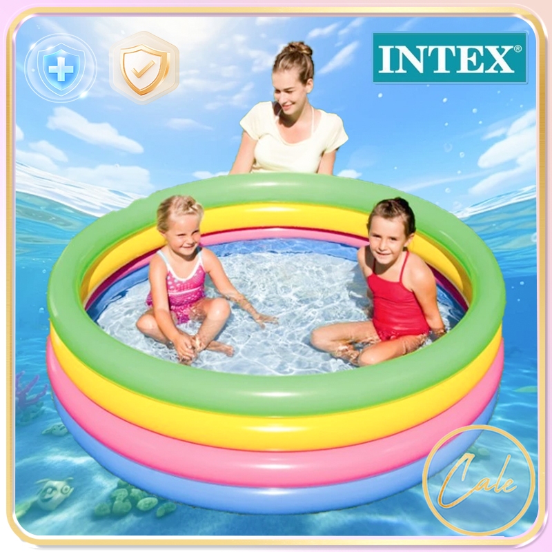 Premium INTEX 3 ring and 4 ring Inflatable Outdoor Swimming Pool ...