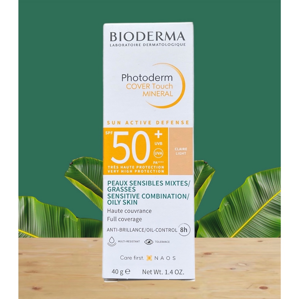 Bioderma Photoderm Cover Touch Mineral SPF50+ Light 40g | Shopee ...