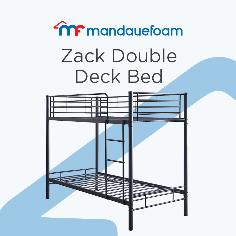 Mandaue Foam Zack Double Deck Bed | Shopee Philippines