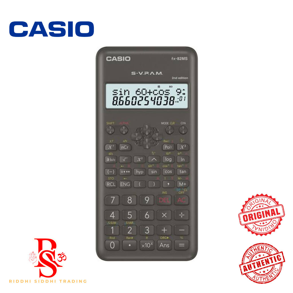 Casio Scientific Calculator FX-82MS 2nd Gen Original Calculator ...