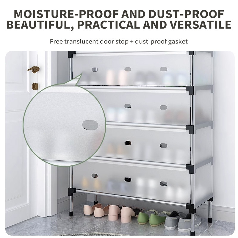 Multi-Tier Shoe Storage Unit with Protective Cover | Shopee Philippines