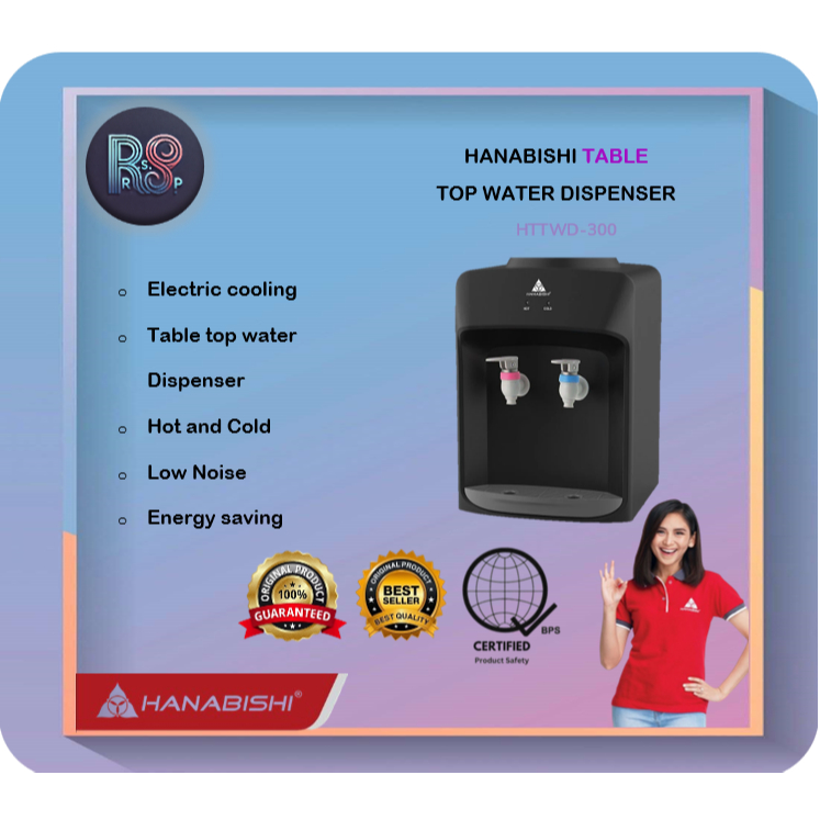 (Black) HANABISHI WATER DISPENSER HTTWD-300 | Shopee Philippines
