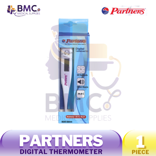 Partners Thermometer Fever Alarm Measurements in 30sec. Fast Response ...