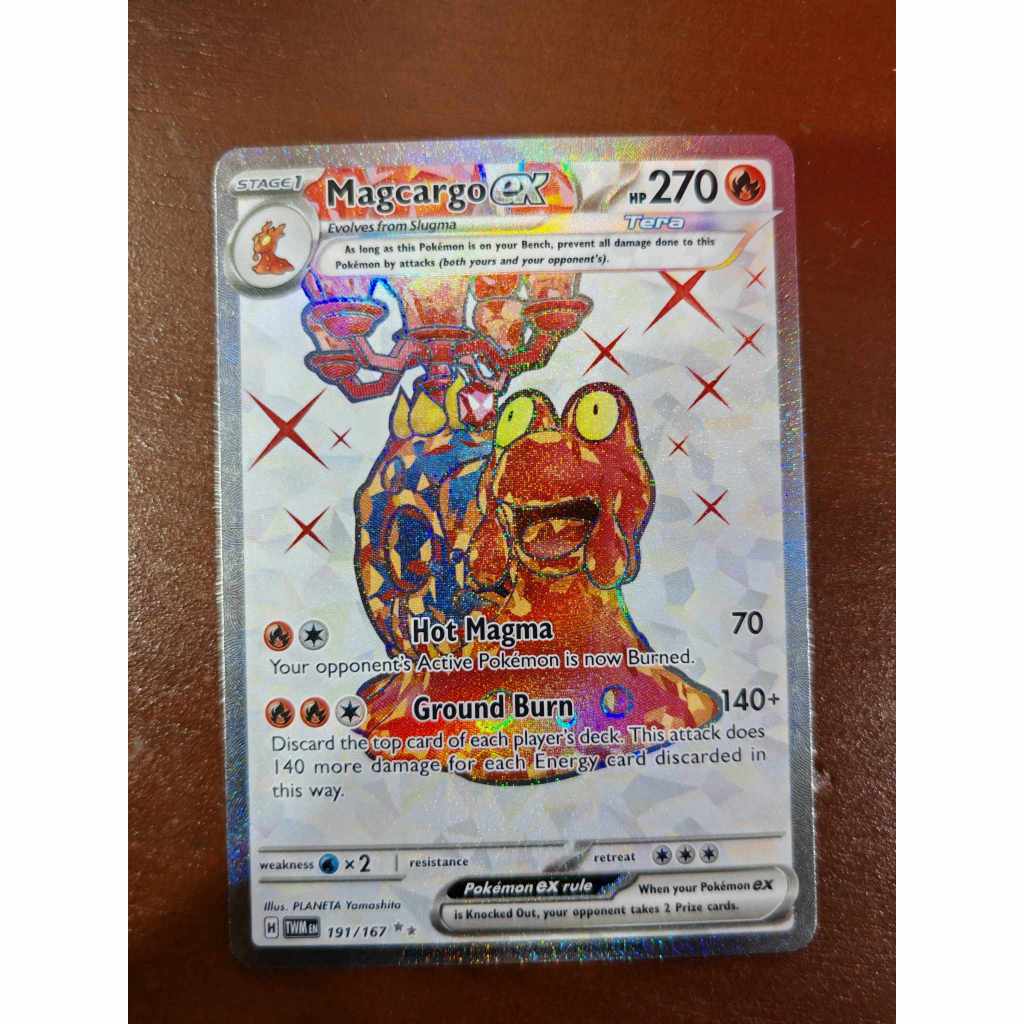 Magcargo ex - 191/167 - Full Art Secret Rare Scarlet and Violet ...