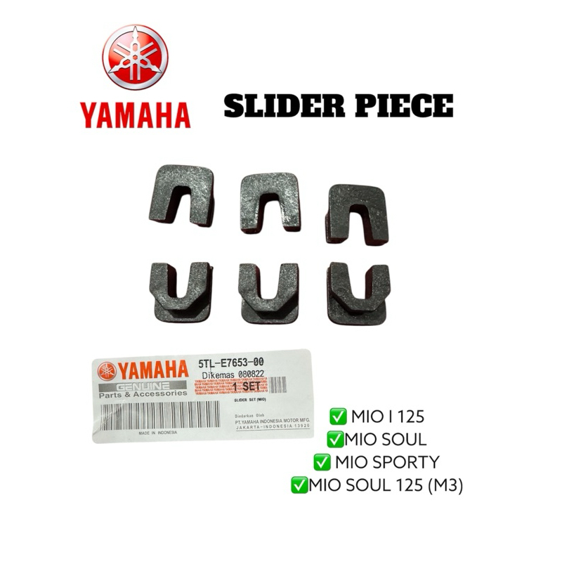 YAMAHA SLIDER SET ( 3 pieces ) (5TL-E7653-00) FOR MIO I 125/ SOUL ...