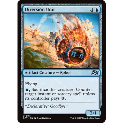 Diversion Unit - DFT - Uncommon - MTG Cards (WOTC) | Shopee Philippines