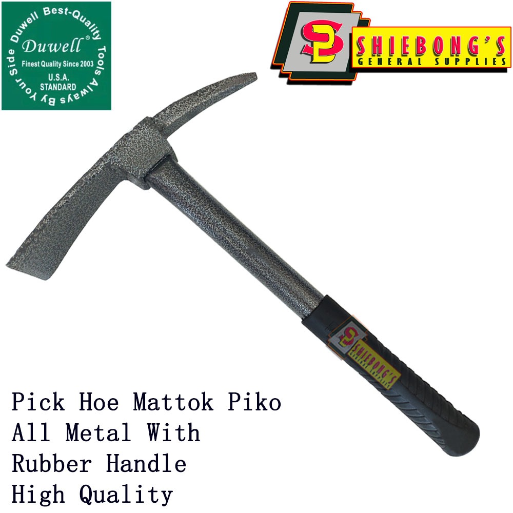 Pick Mattok Piko Pick Hoe Mattok All Metal Heavy Duty with rubber ...