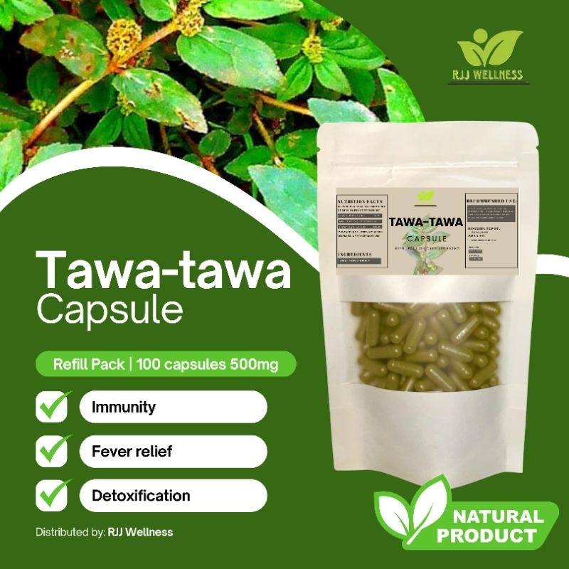 Tawa Tawa Capsule~Refill Pack(100 Capsules) | Shopee Philippines