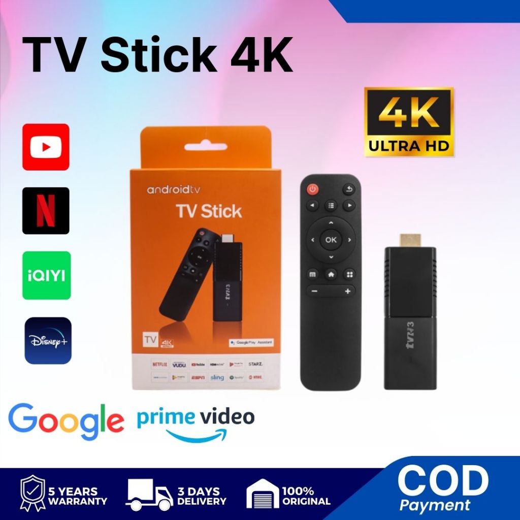 Android TV Box TV Stick 4K Quad Core Dolby DTS HD 1GB RAM+8GB ROM Work ...