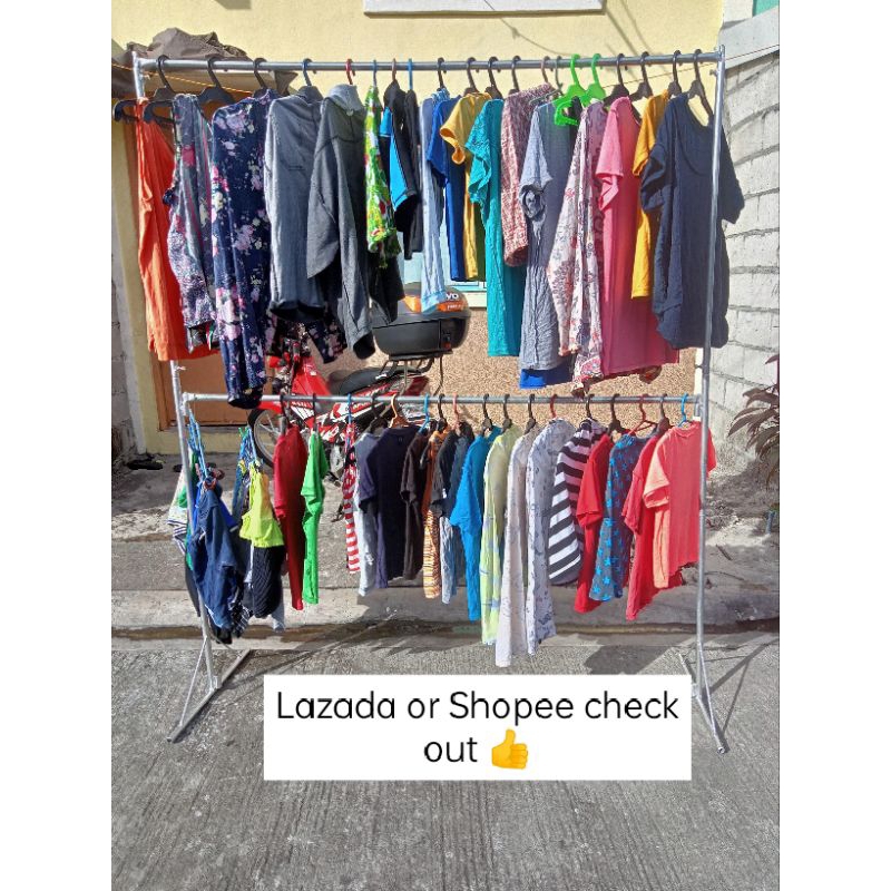 6ft by 5ft Single or Double Rail,Solid Heavy Duty Sampayan,Clothes ...