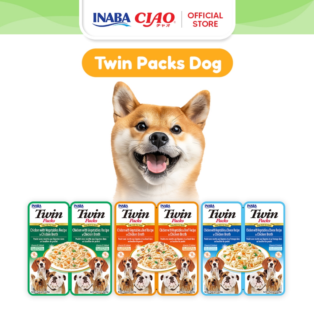 Inaba Twin Packs Dog Food 40g x 2 pouches | Shopee Philippines