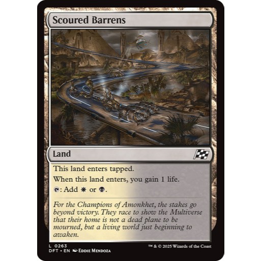 Scoured Barrens - DFT - Common - MTG Cards (WOTC) | Shopee Philippines