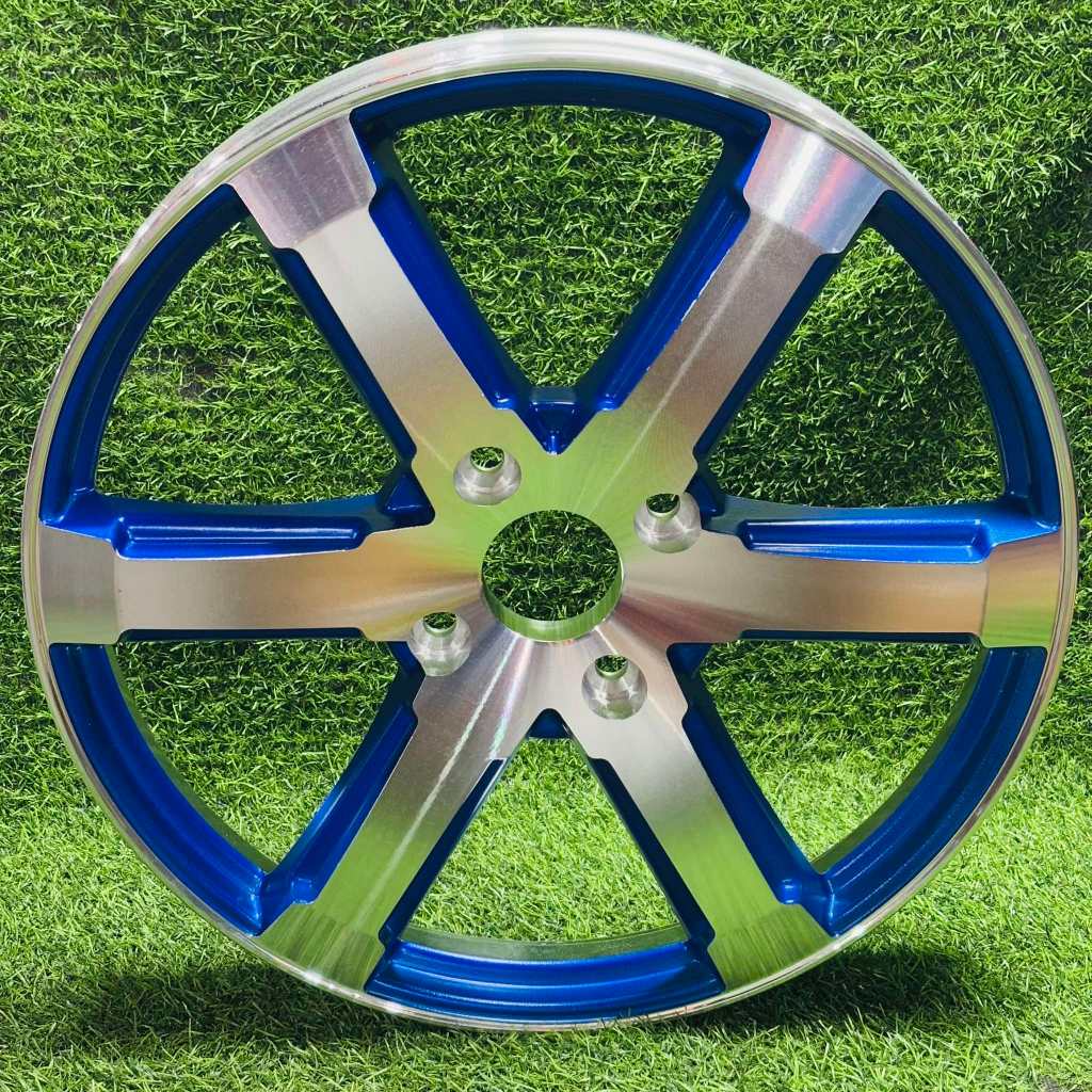 KRYON SIDE WHEEL MAGS BLUE /CHROME PLATED 1PC | Shopee Philippines