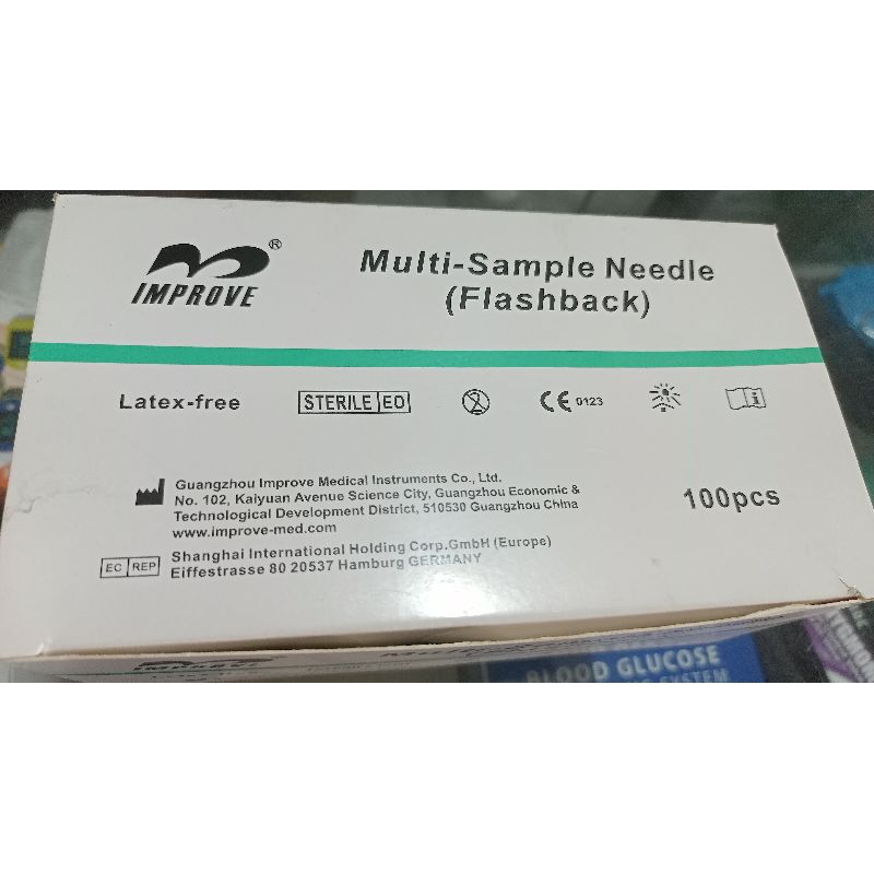 Multi Sample Needle with flashback g21*1.5 | Shopee Philippines
