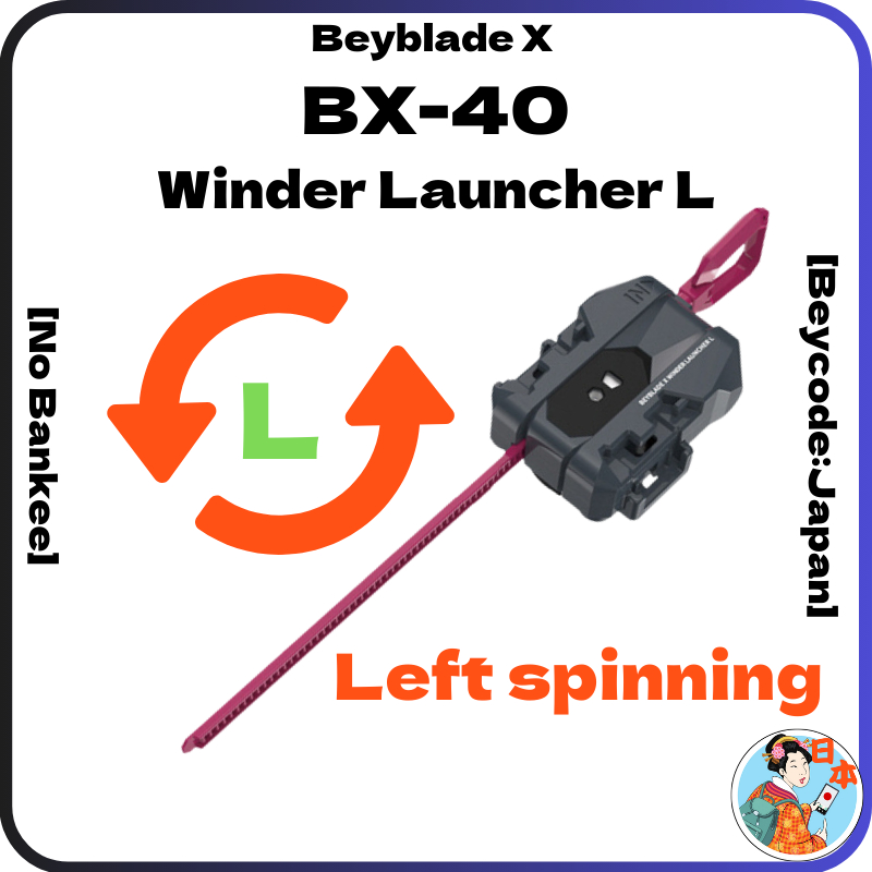 Beyblade X BX-40 Winder Launcher L [No Bankee] [Beycode:Japan] | Shopee Philippines
