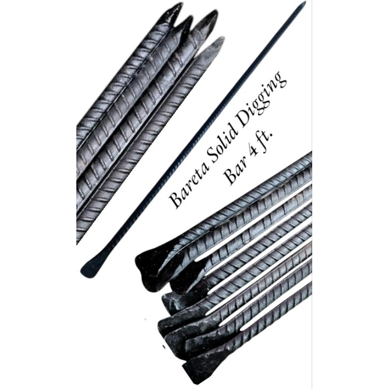 4 ft. Bareta Solid Digging Bar Heavy Duty Garden Tools | Shopee Philippines